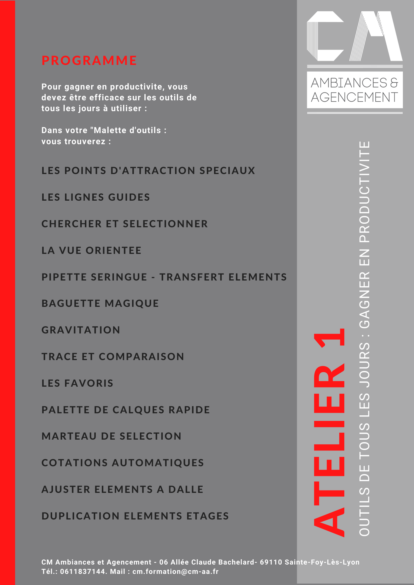 Formations logiciels architecture à Sainte-Foy, formations logiciels ...